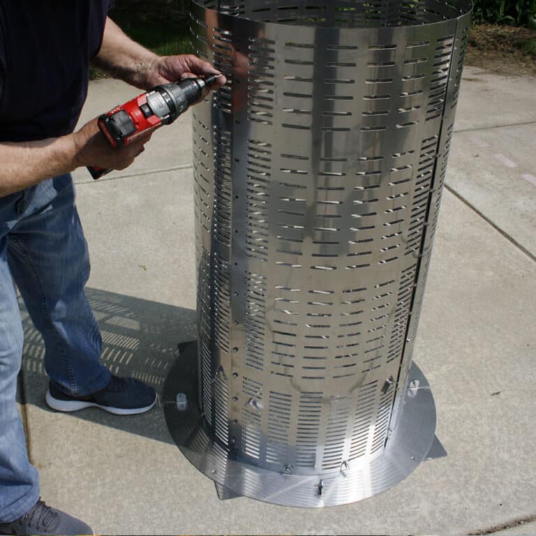 Burn Barrel Stainless Steel | Yard Waste Incinerator | Burn Right® Products