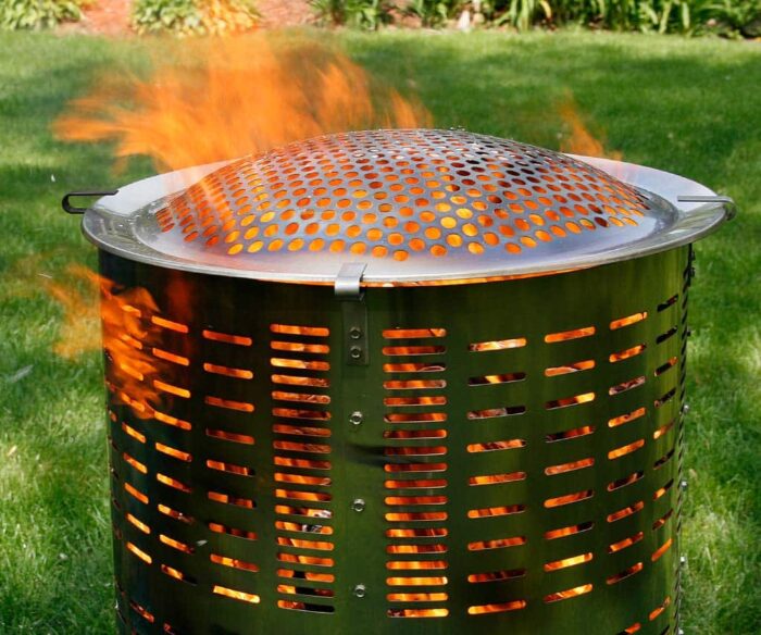 Burn Barrel Stainless Steel | Yard Waste Incinerator | Burn Right® Products