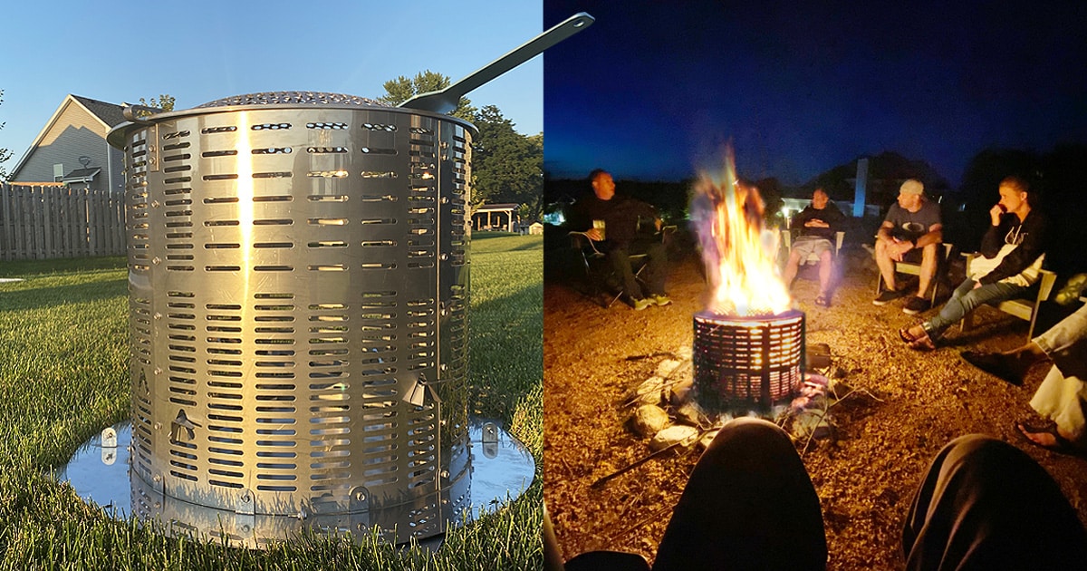 Portable Fire Pit | Smokeless Burn Barrel | Burn Right® Products