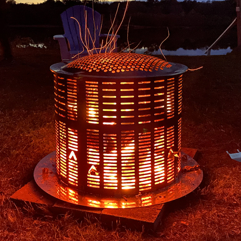 Burn Cage | Smokeless Firepit | Small Incinerator | Burn Right® Products