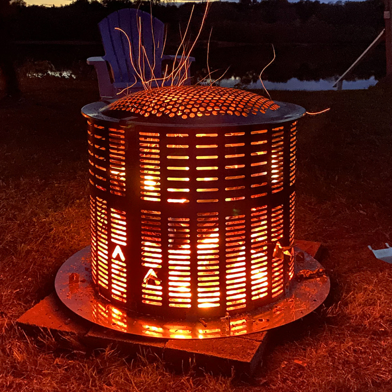 Burn Cage | Smokeless Firepit | Small Incinerator | Burn Right® Products